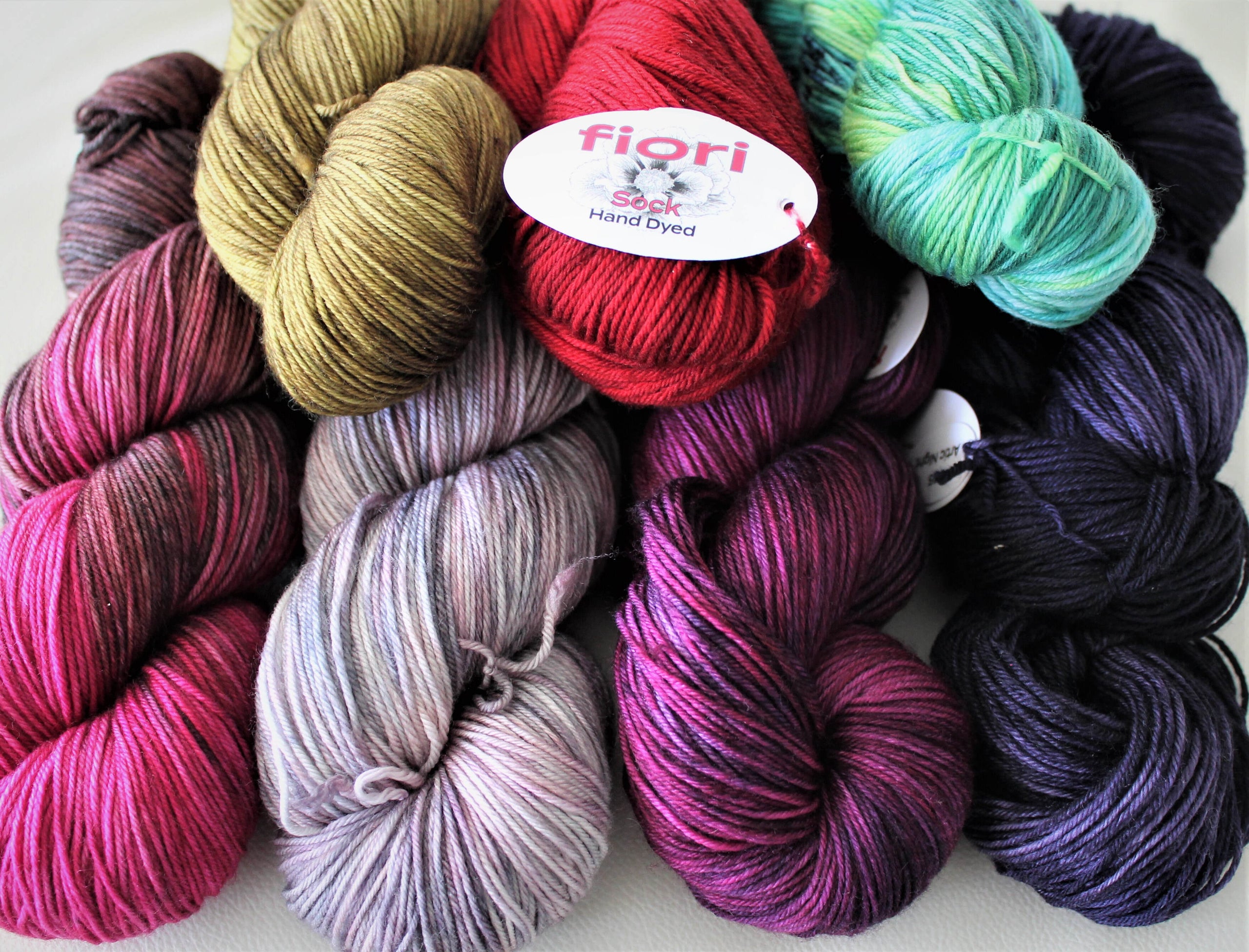 Fiori Sock hand dyed | Kaye Adolphson Designs